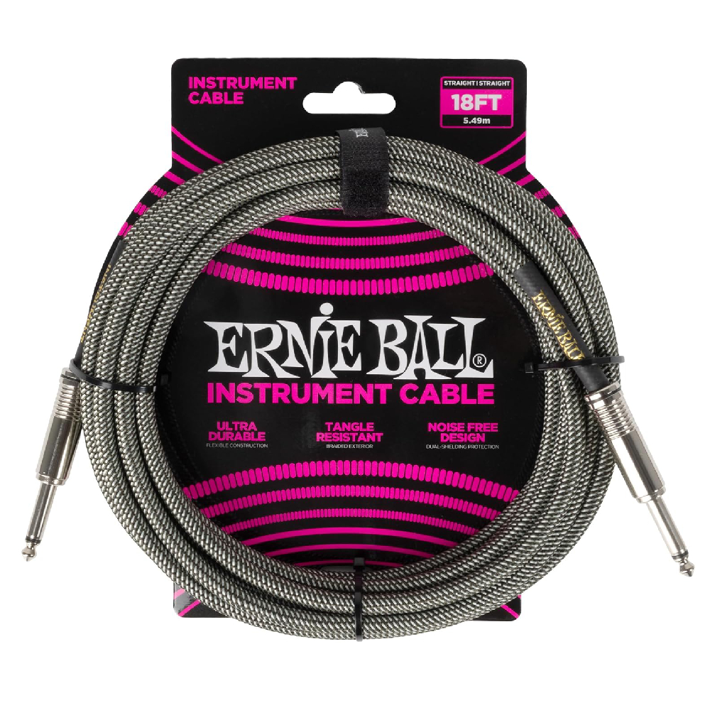 Ernie Ball 18ft. Braided Silver Fox Enstrüman Kablosu Fiyatı ...