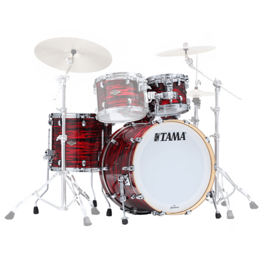 TAMA WBR32RZS-ROY Starclassic Walnut/Birch Red Oyster 3 Parça (22B/12T ...